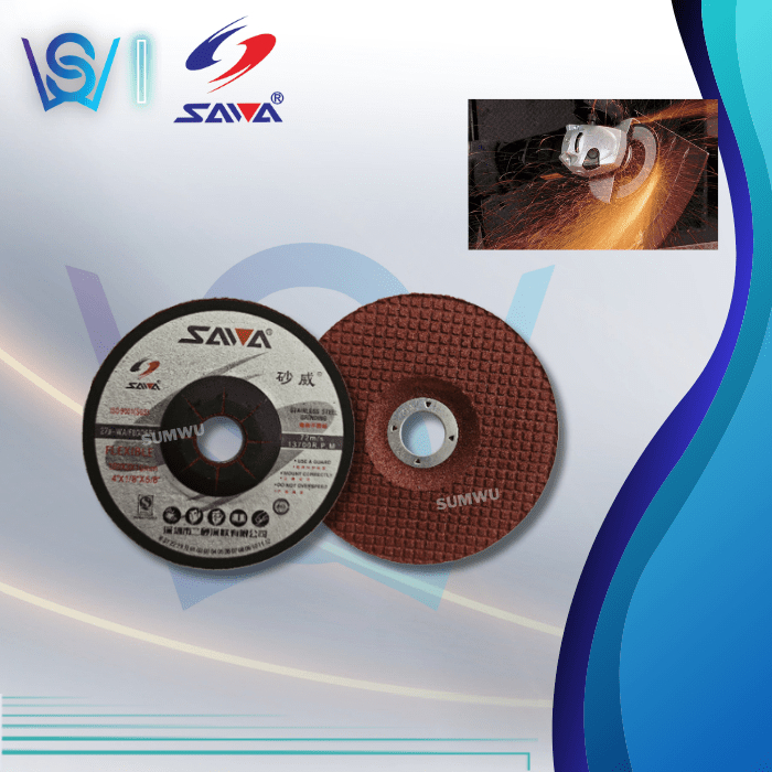 SAWA Flexible Grinding Wheel (4” X 3.0 X 16mm) FLEXCUT Abrasive Disc ...