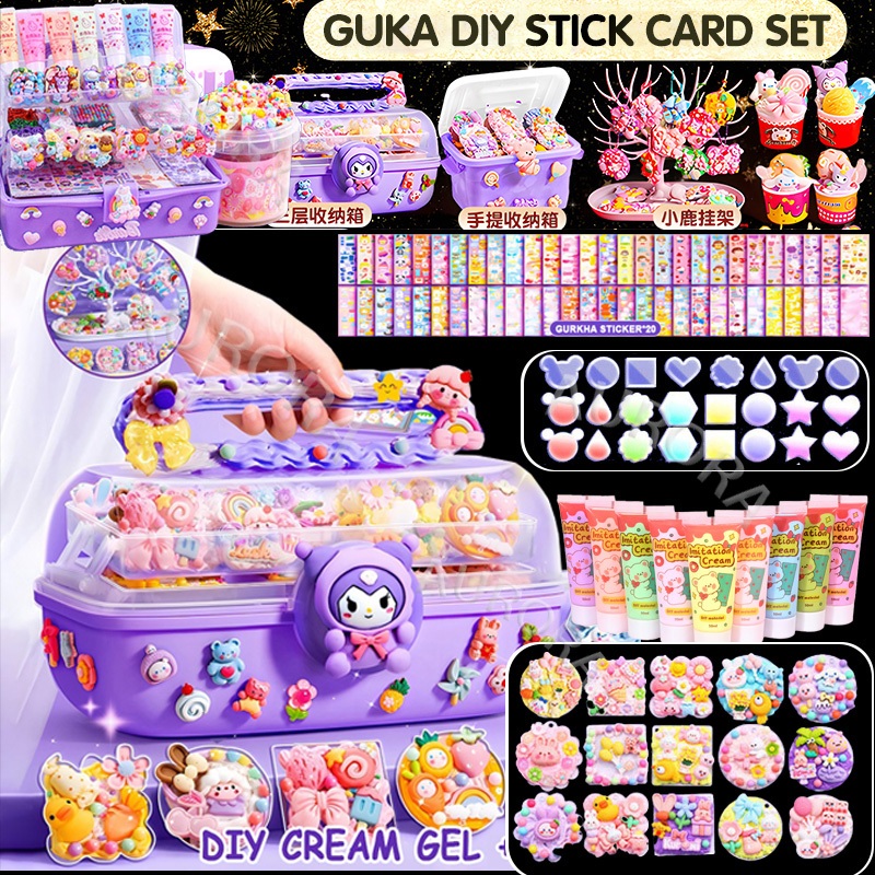 【Local Delivery】1008PCS Guka Set Guka Keychain Set Diy Kit Kids Tools ...