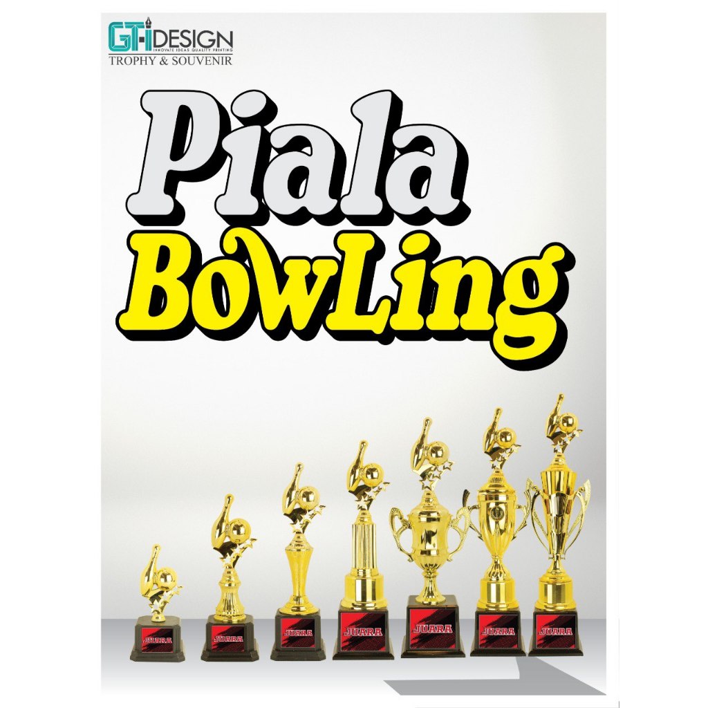 BOWLING TROPHY / PIALA BOLING / PIALA TENPIN BOWLING ( TAPAK BERAT ...