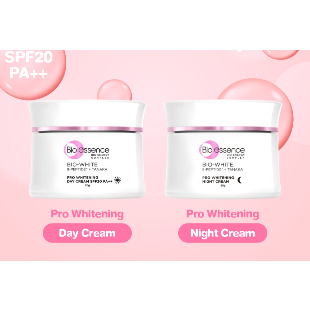Bio essence Tanaka Bio white Whitening Day Night Cream 50g | Shopee ...