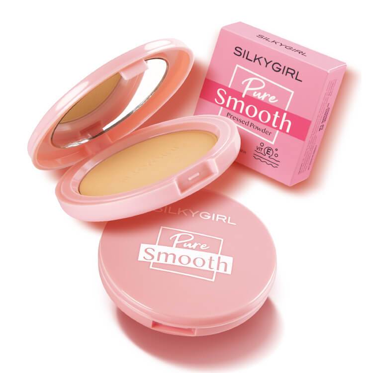 SILKYGIRL PURE SMOOTH PRESSED POWDER/BEDAK MUKA/BEDAK COMPACT/SPF 20 ...