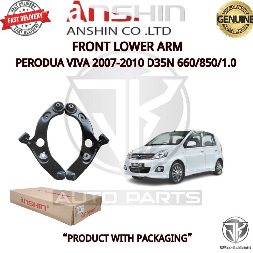 #ANSHIN#JAPAN FRONT LOWER ARM PERODUA VIVA 660/850/1000 (PEA-48068 ...