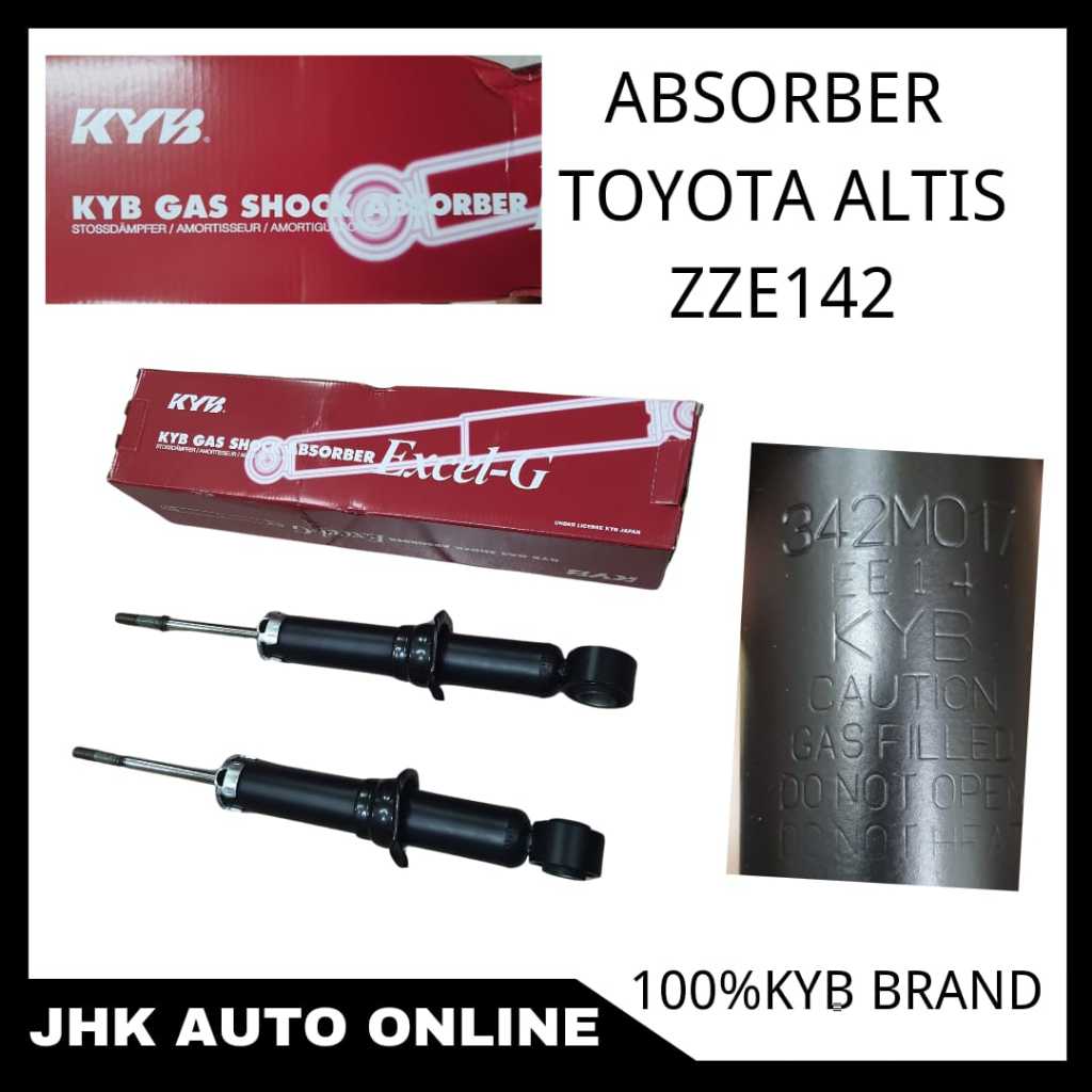 TOYOTA ALTIS ZZE142 ABSORBER FRONT & REAR BRAND KYB | Shopee Malaysia
