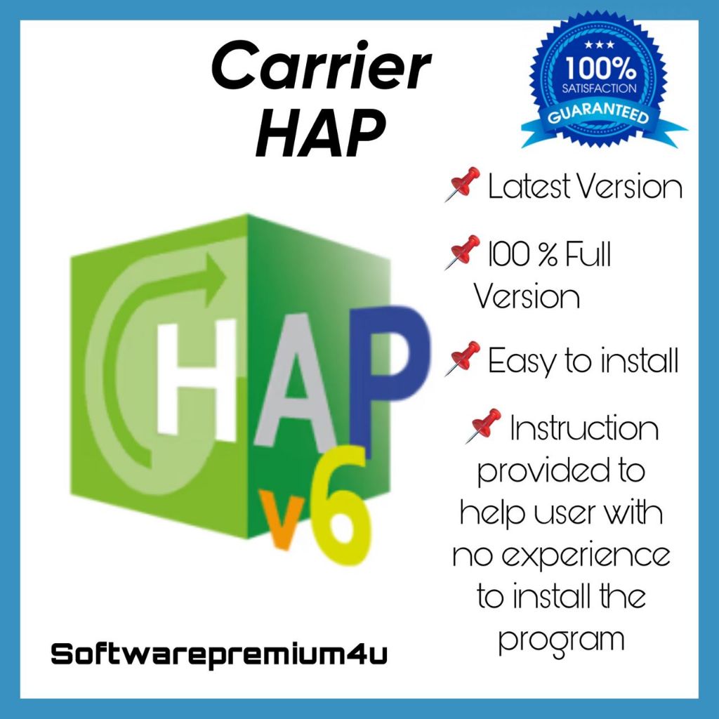 Carrier HAP 6.2 (2024) | Calculate the cold and heat load of buildings ...
