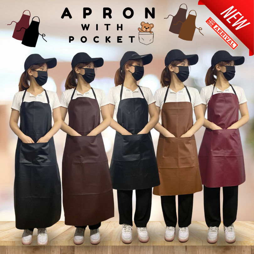 Apron Kerja Kalis Air #Waterproof Multi Function Apron #Ready Stock# ...