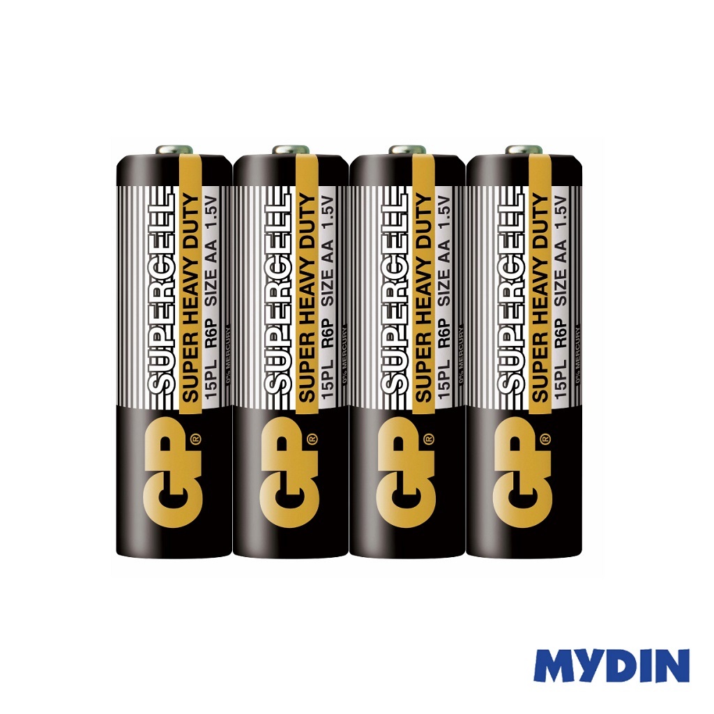 GP Supercell Super Heavy Duty Battery AA (4's) | Shopee Malaysia