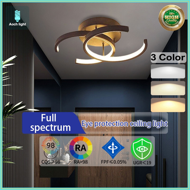 Lampu Siling Modern LED 3 Color Lampu koridor Ruang Tamu Lampu Dinding ...