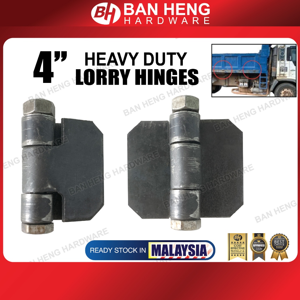 Lorry Hinges Heavy Duty / Ensel Pintu Lori / Lorry Door Hinge 4" 罗里门铰 ...
