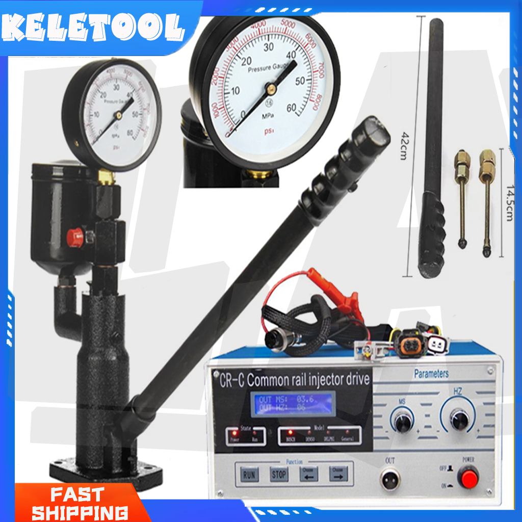 400Bar 6000PSI Diesel Fuel Injector Tester Diesel Injector Nozzle ...