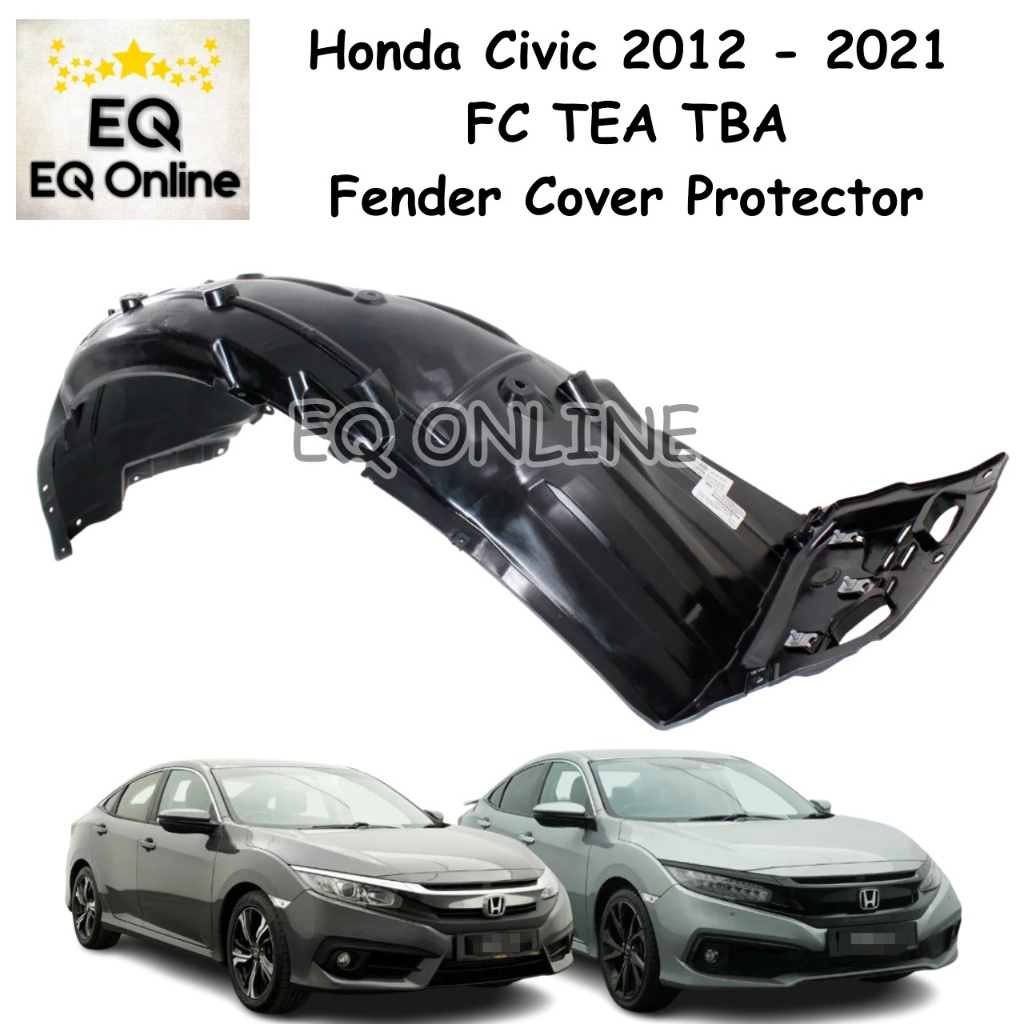 Honda Civic 2016 - 2021 FC TBA TEA Fender Cover Fender Liner Fender ...