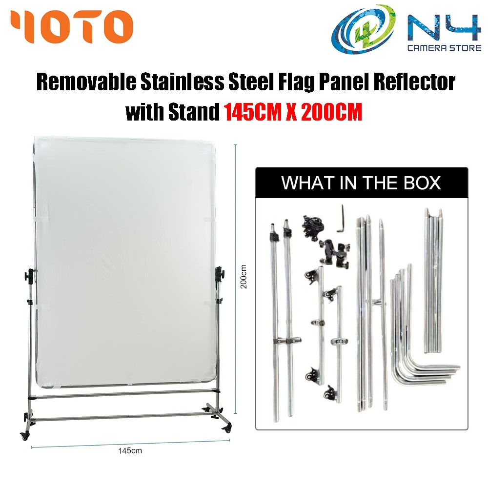 Photography Light Diffuser with 360 Degree Rotatable Frame Height ...