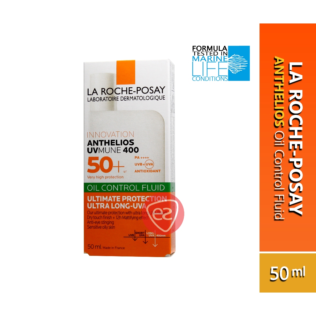 La Roche-Posay Anthelios UVmune 400 Oil Control Fluid SPF 50+ (For Sensitive Oily Skin) | Shopee ...