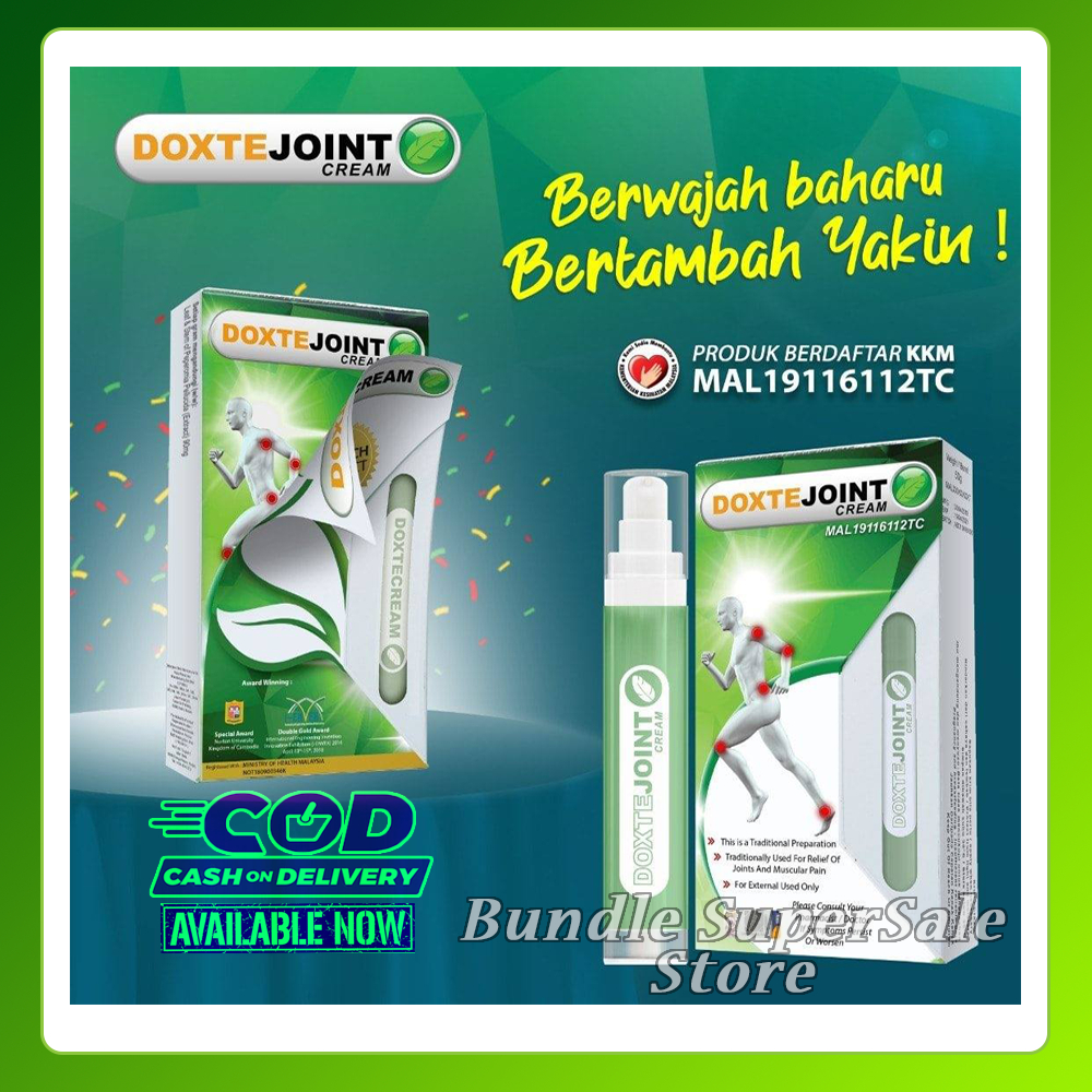 Doxtejoint Cream 50g Terkini Original Ubat Sakit Lutut Dan Sendi Otot ...
