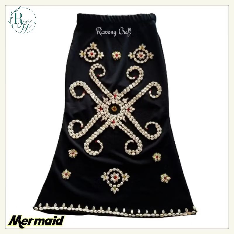 Skirt Burie Panjang Cowrie Shell Tradisional Buriek | Shopee Malaysia
