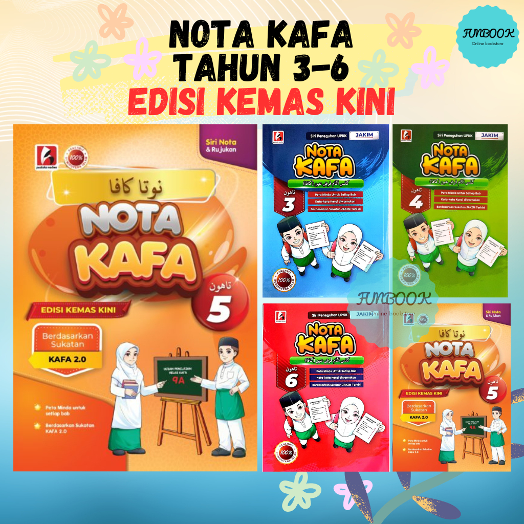 [FUNBOOK] Nota KAFA Siri Peneguhan UPKK JAKIM Tahun 3 4 5 6 (NADWA) | Shopee Malaysia