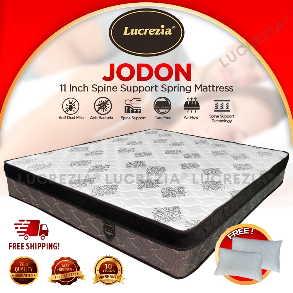 Free Shipping / Lucrezia Jodon 11inch Spine Support Spring Mattress ...