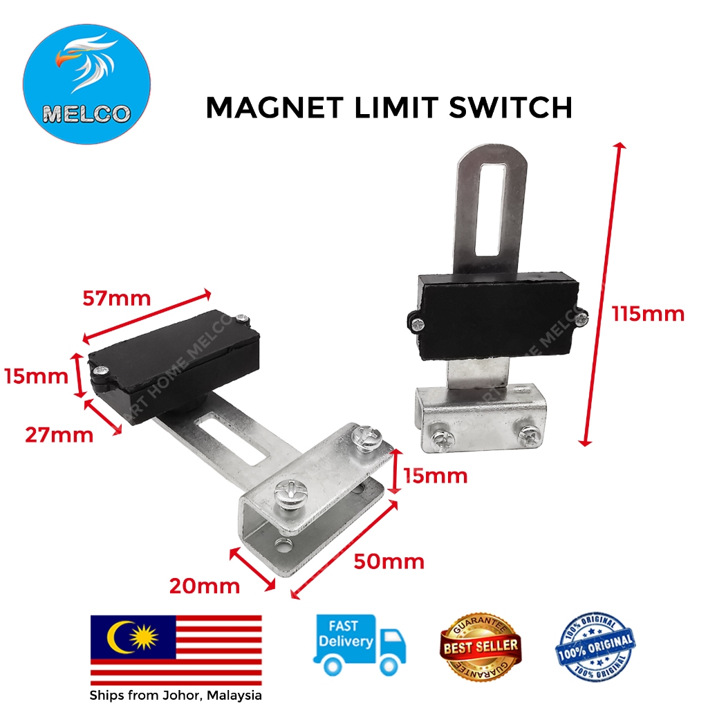 High Quality Limit Switch Magnet Type for DC Sliding Motor - Auto Gate System | Shopee Malaysia