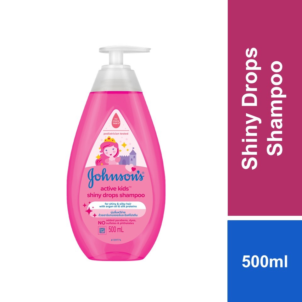 Johnson's Active Kids Shiny Drops Shampoo 500ml | Shopee Malaysia
