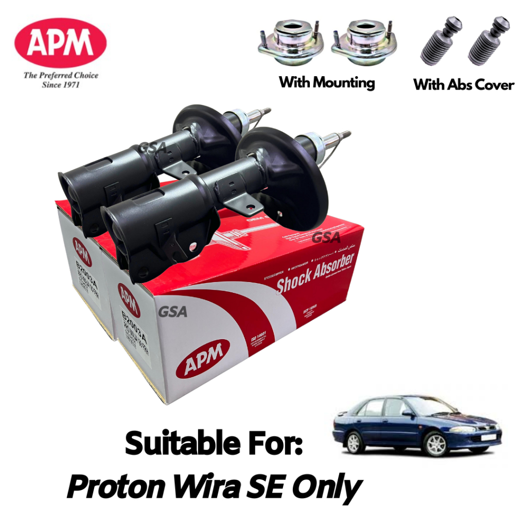 APM Proton Wira Special Edition Front (Depan) & Rear (Belakang) Gas ...