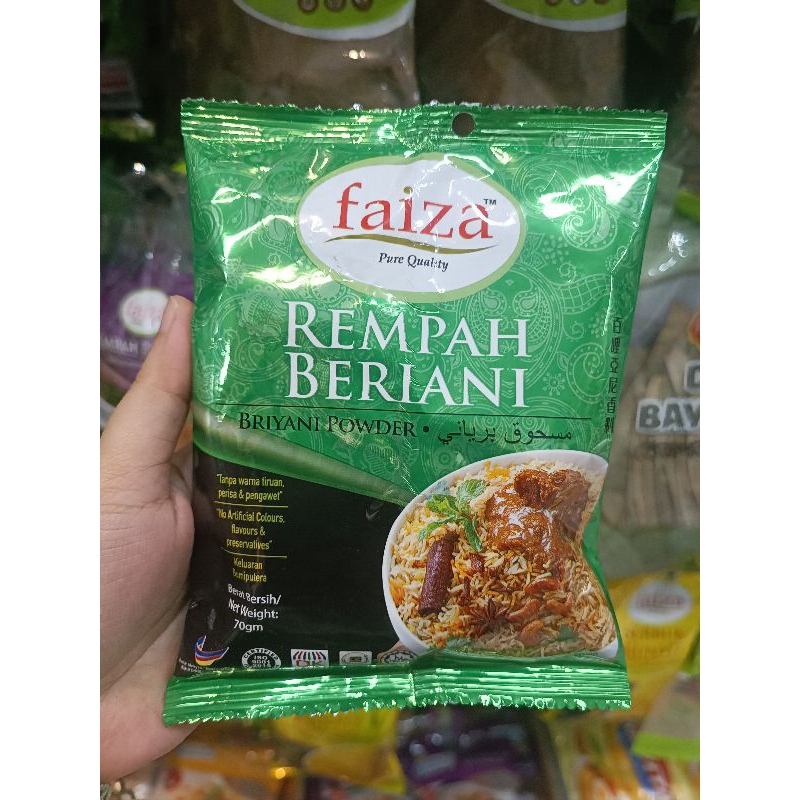 Rempah serbuk Faiza /Rempah Beriani / Ketumbar / serbuk Kunyit/ Rempah ...