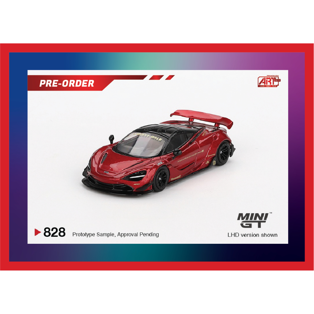 Mini GT - 828 McLaren 720S LB Works Gem Red | Shopee Malaysia