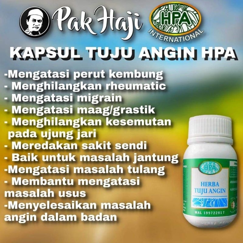 Tuju Angin HPA, Membuang Angin Dalam Badan,75 biji (Exp 10/2027) 🔥new ...