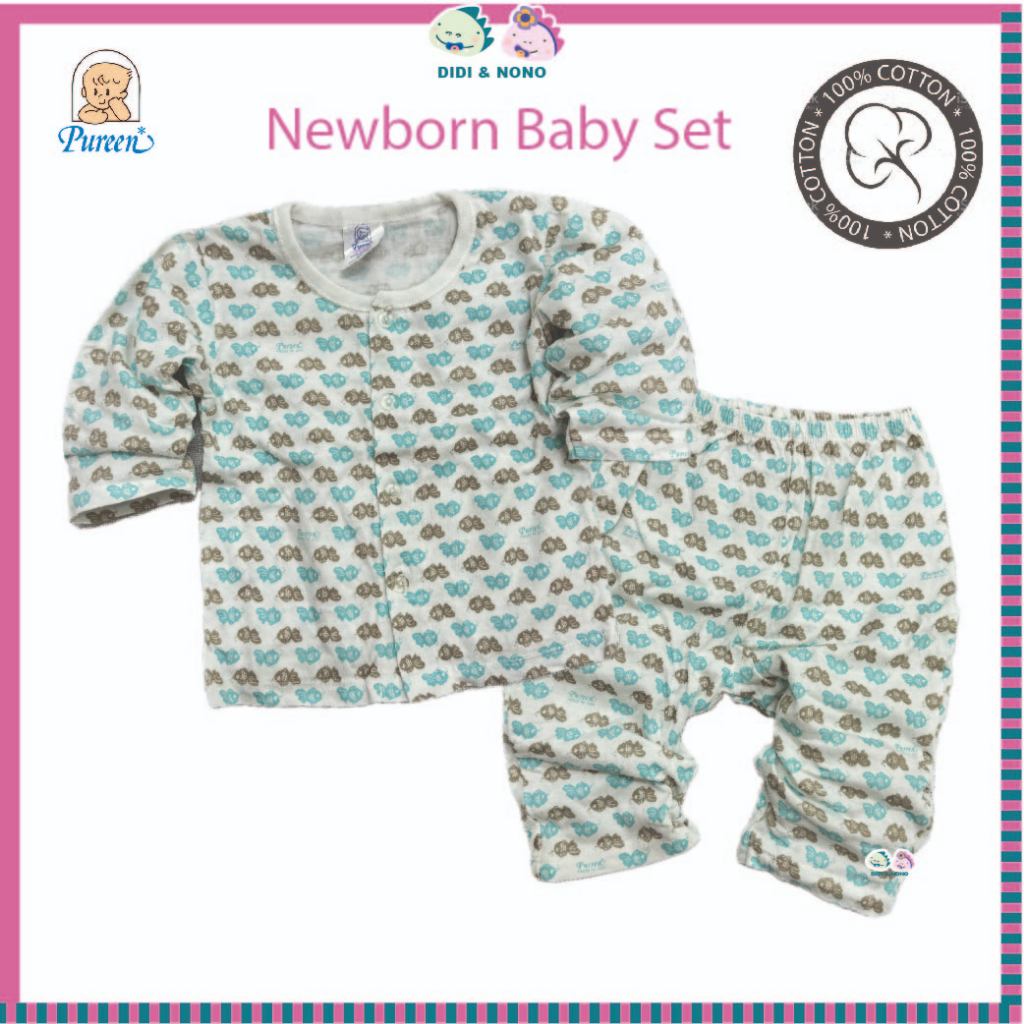 Pureen premium Newborn Baby suit 0-6 months baju set bayi baby clothing ...