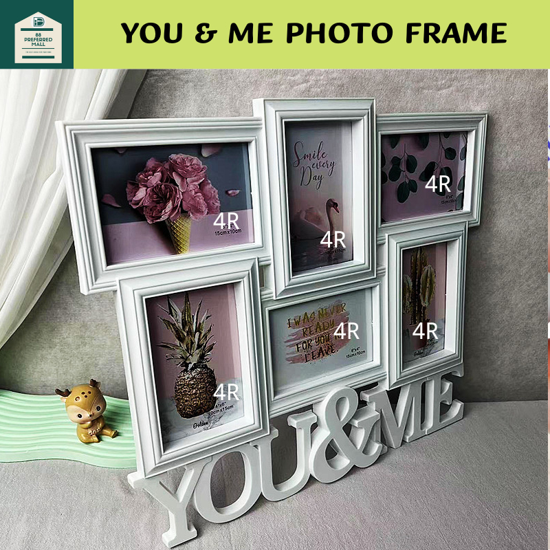 Creative Photo Frame YOU&ME Integrated Wall Mounted Photo Frame Cross ...