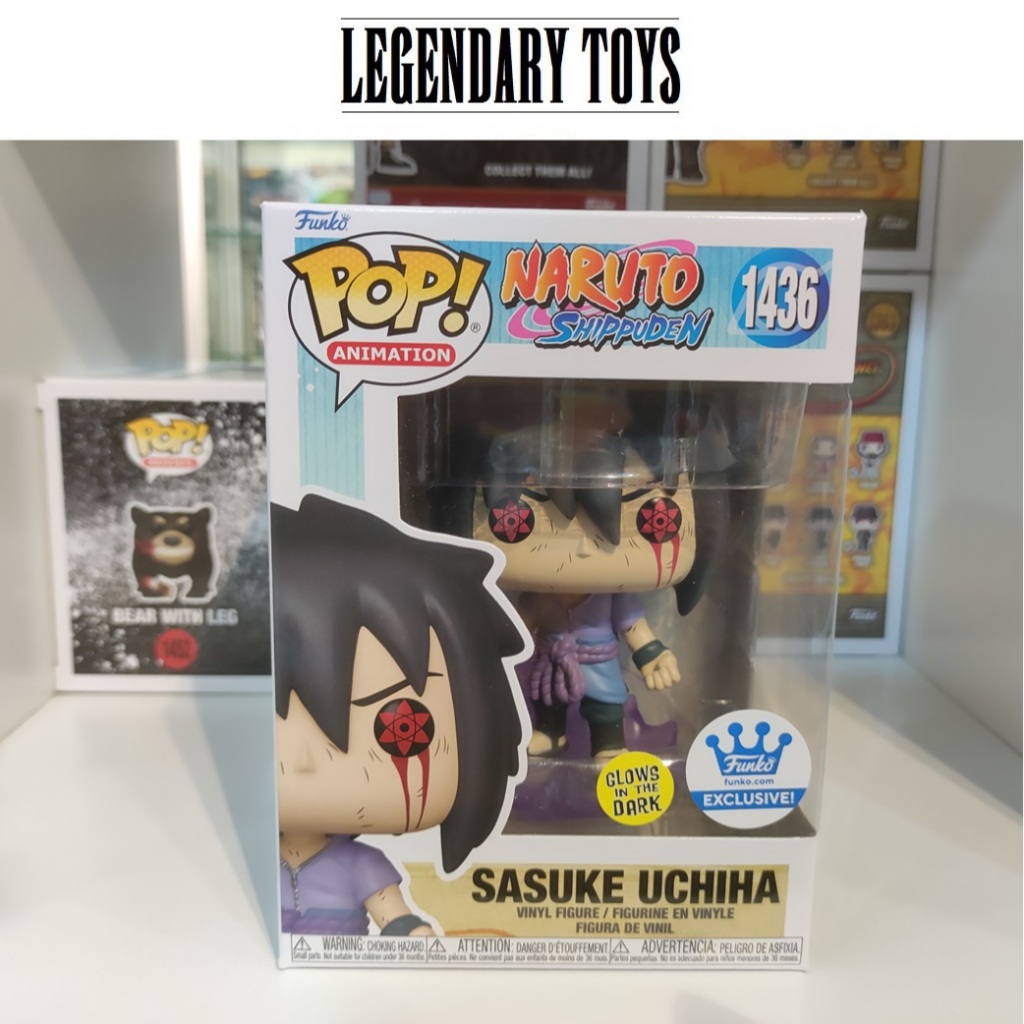 Funko Pop! ANIMATION #1436 Naruto Shippuden Sasuke Uchiha GITD funko ...