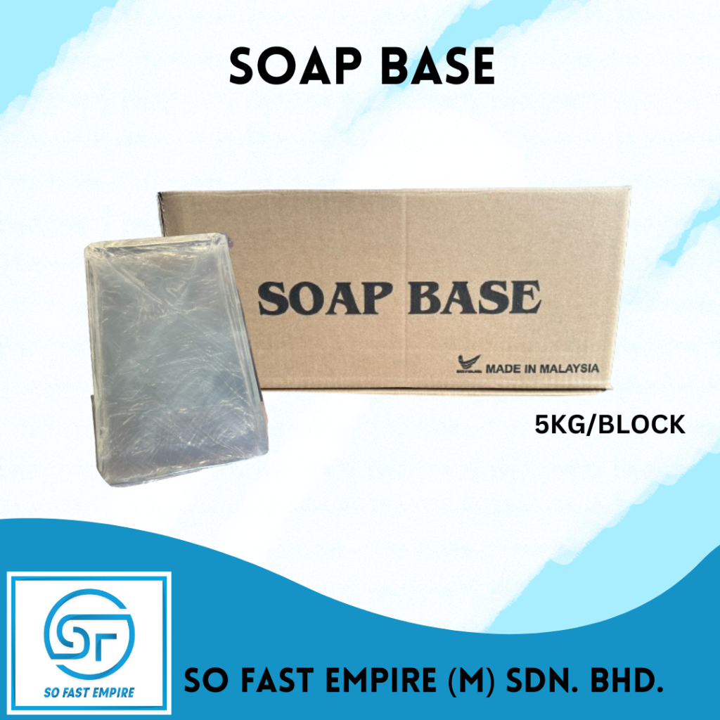 Glycerin Soap Base Melt and Pour (Transparent) 5kg | Shopee Malaysia