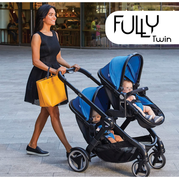 Chicco Fully Twin Tandem Stroller/Tandem Stroller/Twin Seat Tandem ...