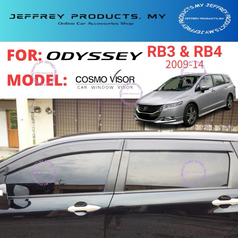 Honda Odyssey RB3 & RB4 2009 2010 2011 2012 2013 2014 Door Visor (MADE ...