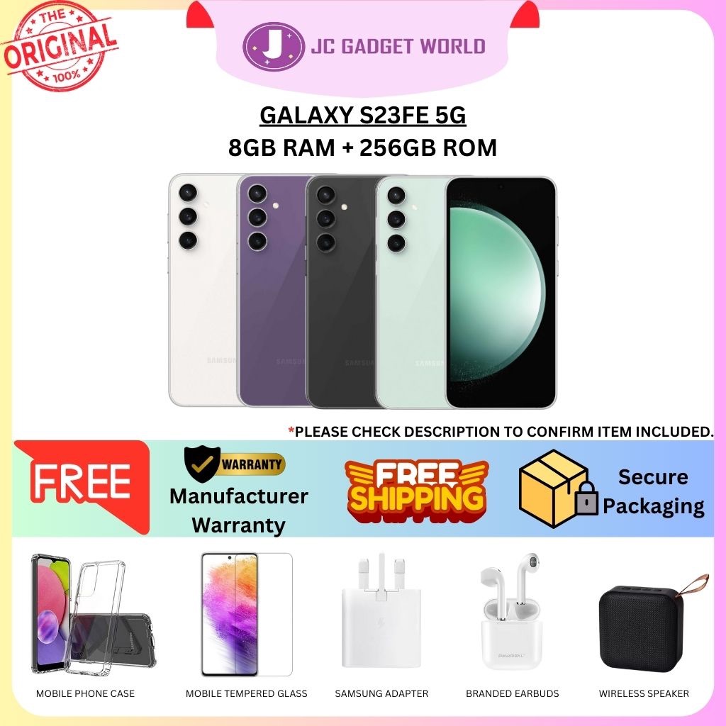 SAMSUNG GALAXY S23FE 5G 8GB RAM + 256GB ROM | Shopee Malaysia