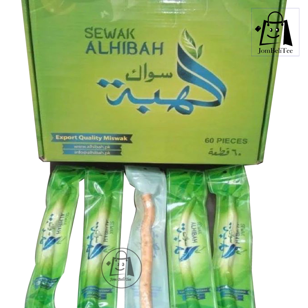 Sewak AL-HIBAH Export quality MISWAK 1Box 60 Pcs | Shopee Malaysia