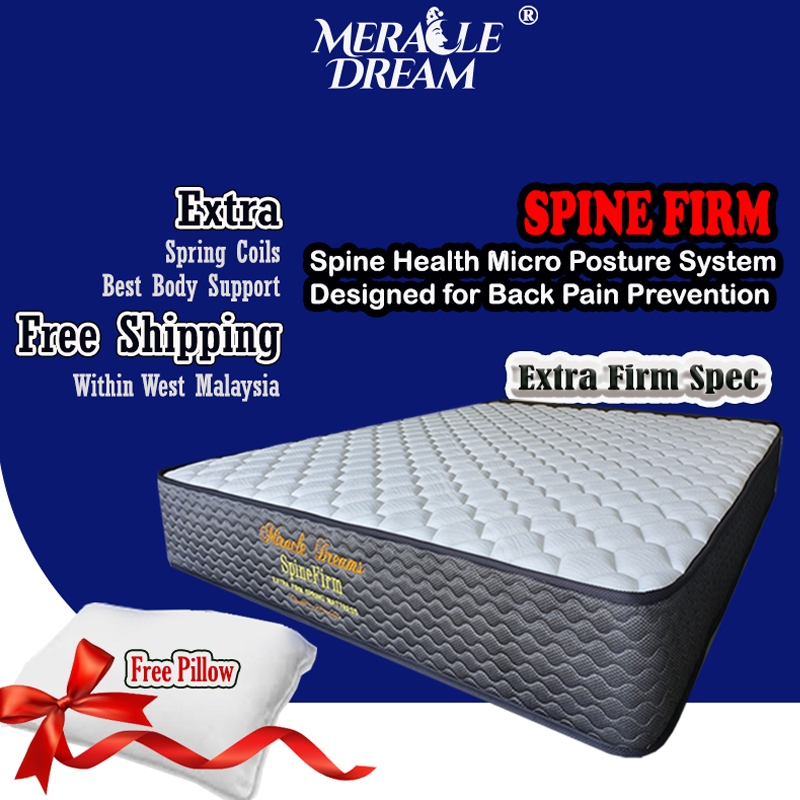 MATTRESS Tilam SPRING-Single 10" Spine Firm Spring Mattress-EXTRA FIRM-Hotel Tilam Bujang 睡房家具 ...