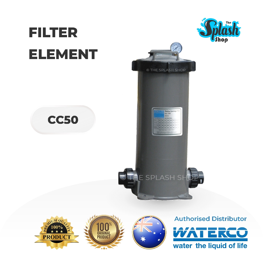 𝐒𝐏𝐋𝐀𝐒𝐇 - WATERCO Trimline Cartridge Filter CC50 [READY STOCK] | Shopee ...