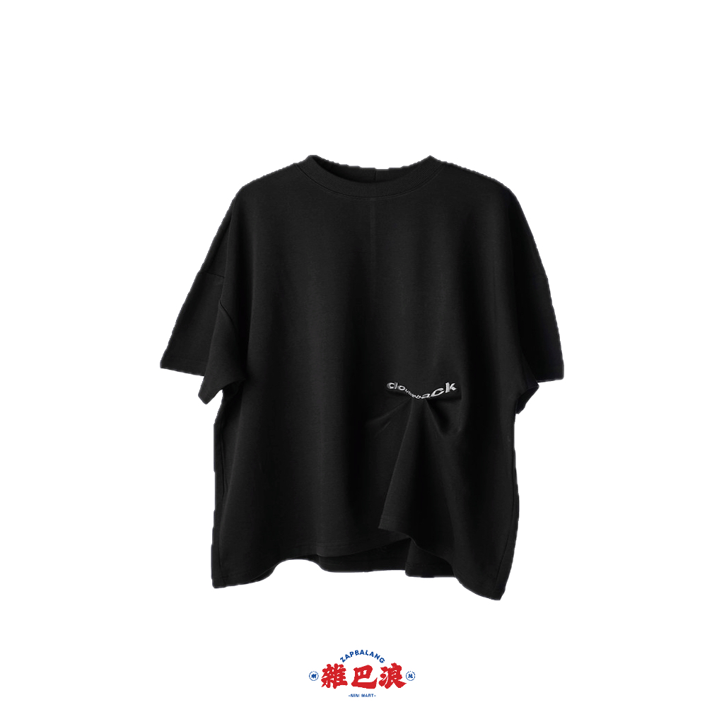 Zapbalang: Doubleback | Pin Up Oversize Tee (Black) | Shopee Malaysia