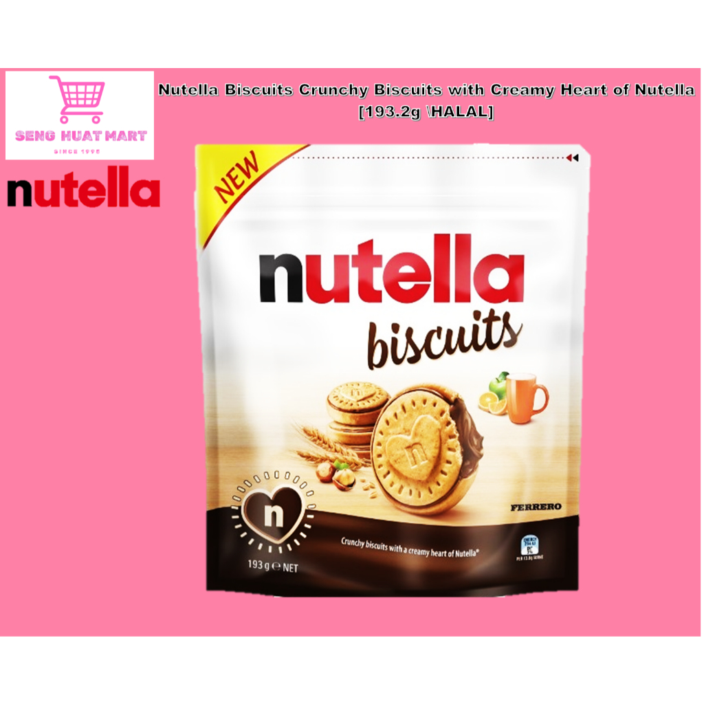 Nutella Biscuits Crunchy Biscuits with Creamy Heart of Nutella [193.2g ...