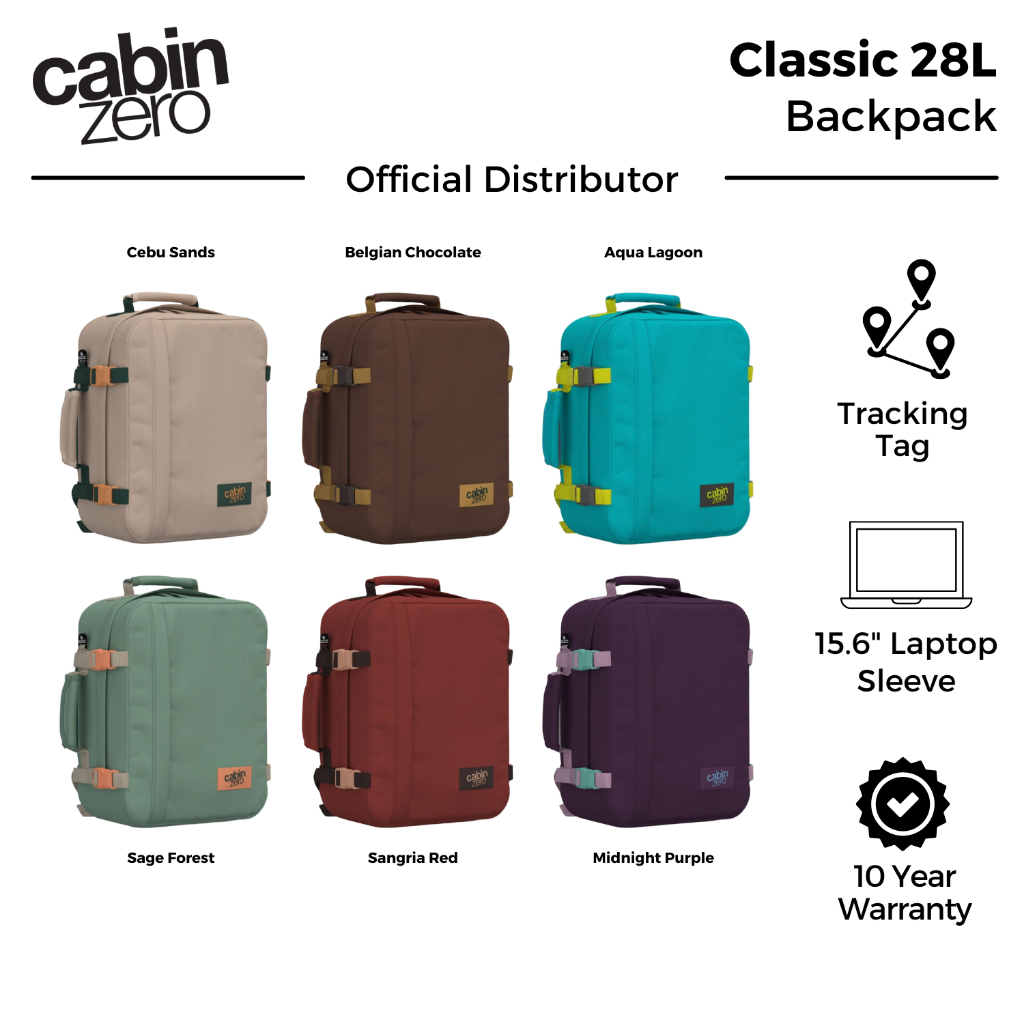 Cabinzero Classic Backpack 28L | Shopee Malaysia