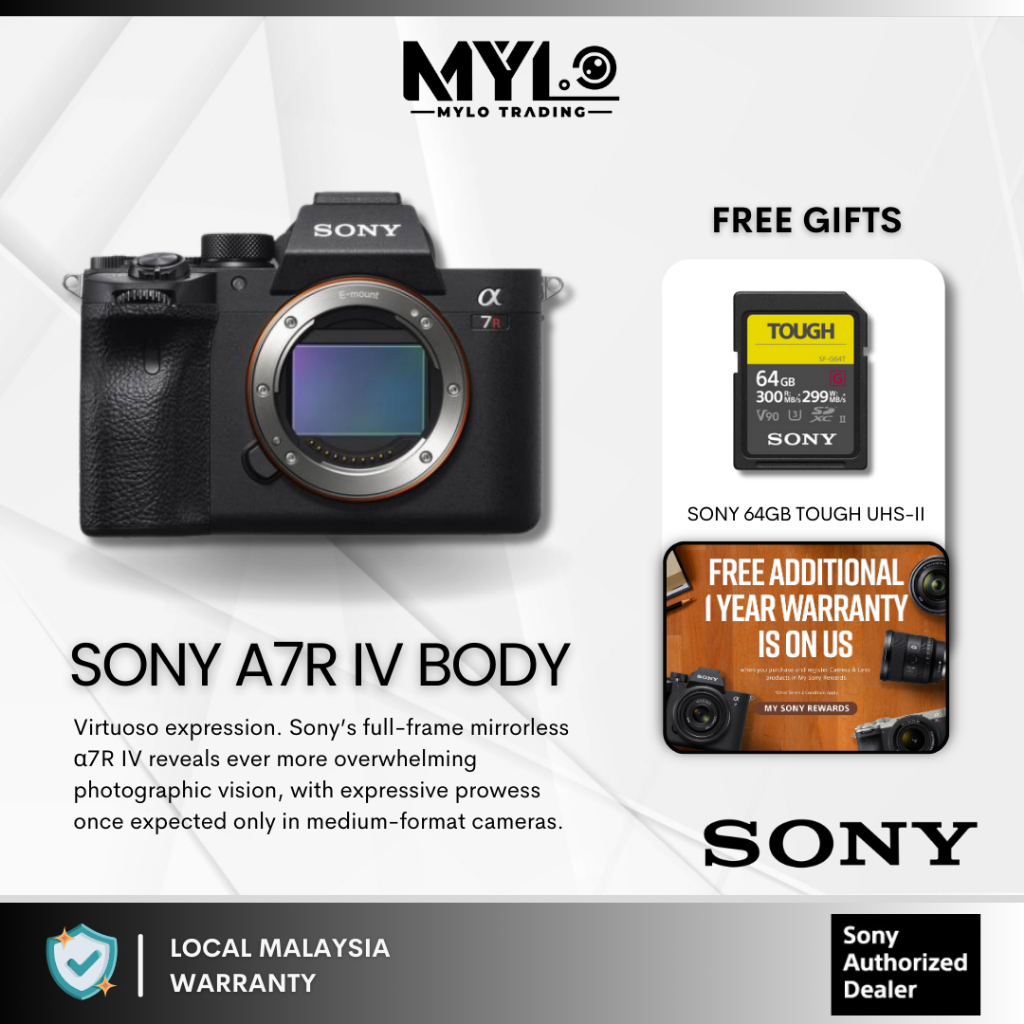 (READY STOCK) - Sony A7r IV & A7R IV & A7R MK IVA A7R4A A7RM4A Mirrorless Digital Camera Body ...