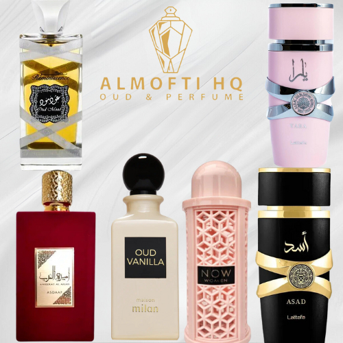 OUD VANILLA ,oud mood, Asad ,Yara pink ,now blue ,now women ,ameerat al ...