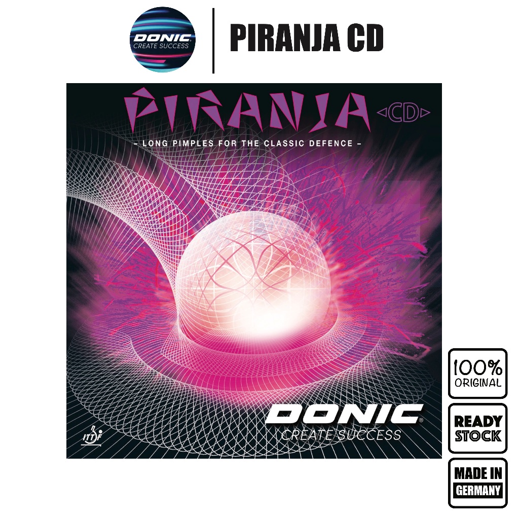Donic Piranja CD Long Pimples Sponge Table Tennis Rubber | Shopee Malaysia
