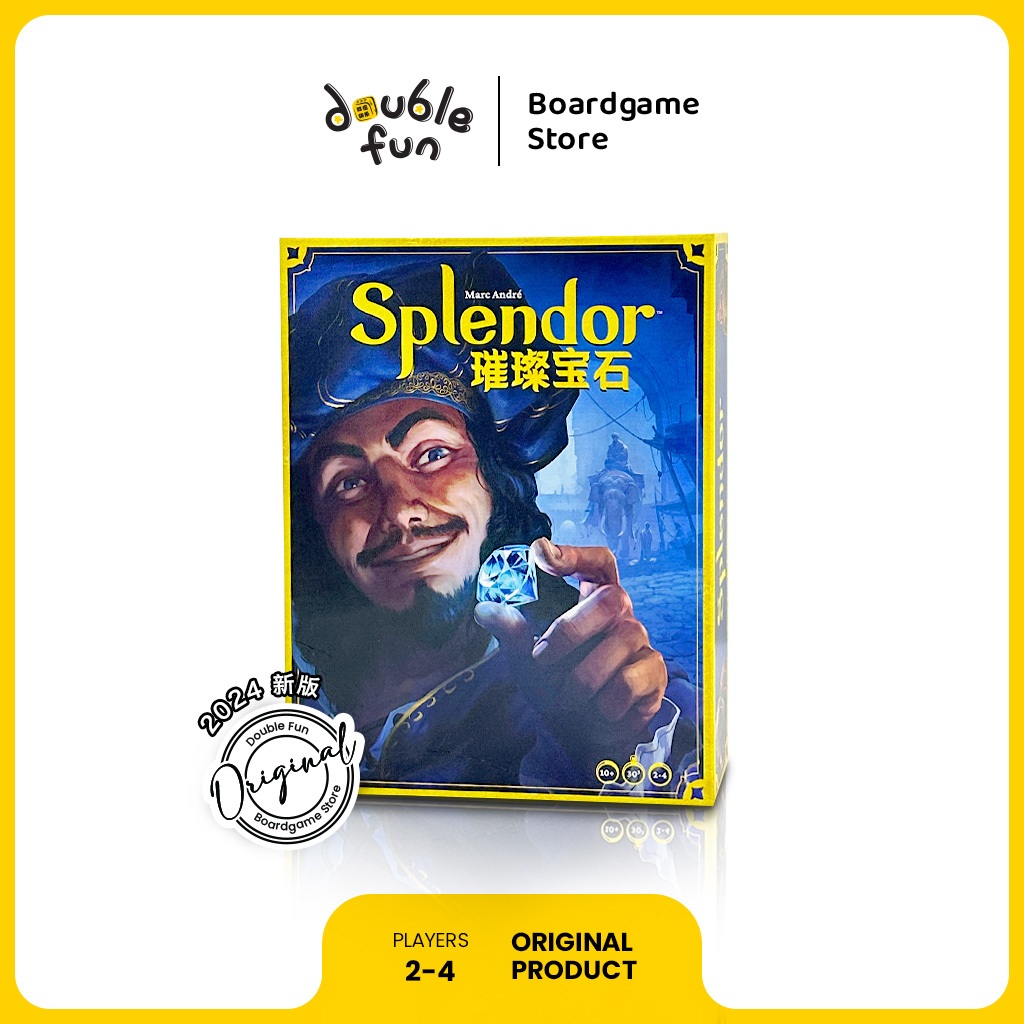 [Double Fun Boardgame] Splendor 璀璨宝石「2024新版」EN/CN ORIGINAL | Shopee Malaysia