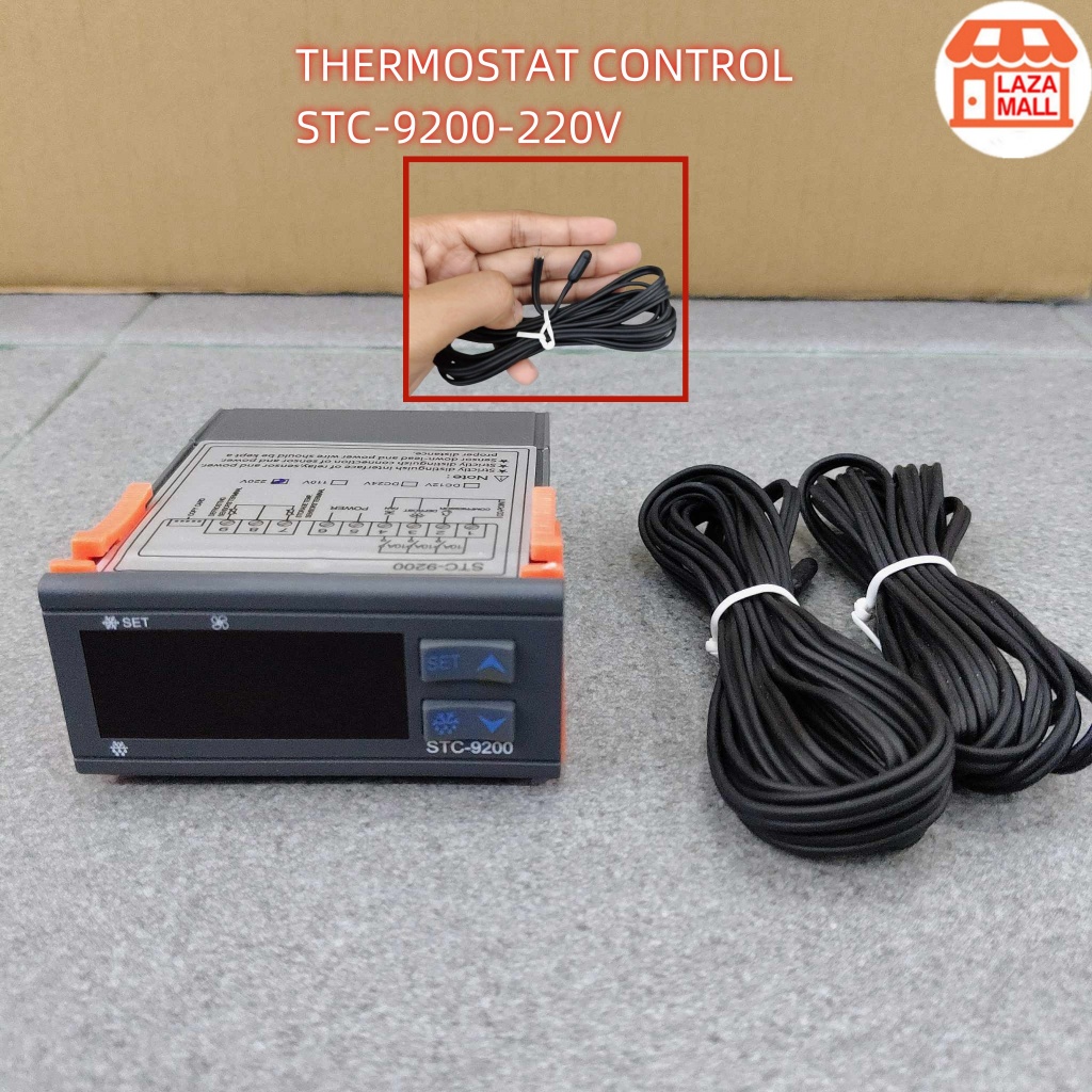 THERMOSTAT /TEMPERATURE CONTROLLER STC-9200/220V/REFRIGERATOR/DEFROST/FREEZER/SCREEN LCD/ALAT ...