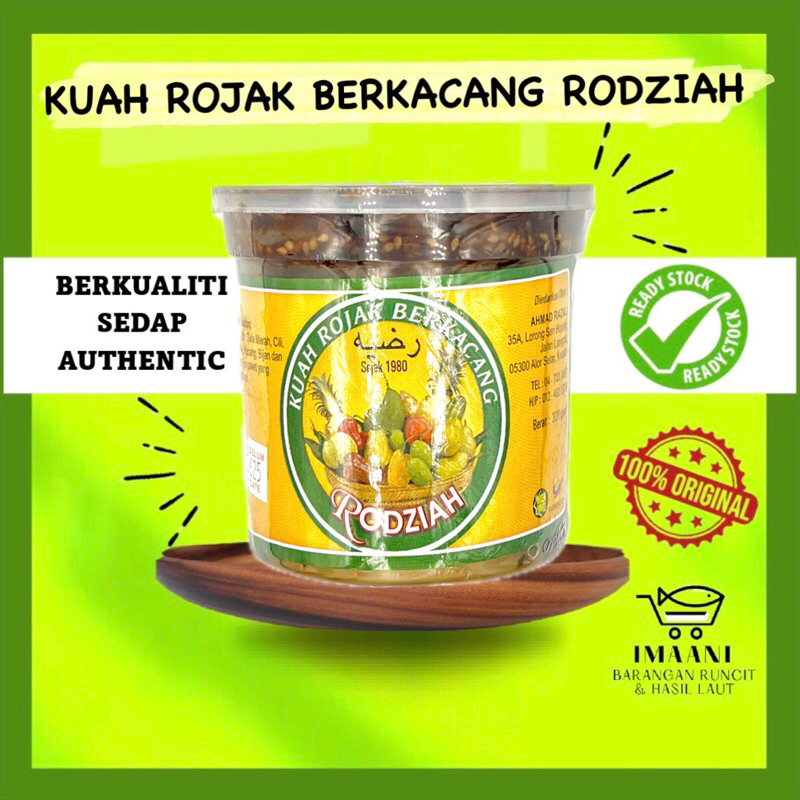 KUAH ROJAK BERKACANG RODZIAH 320G | Shopee Malaysia