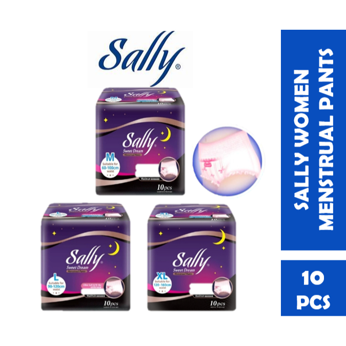 SALLY Menstrual Pants Disposable Maternity Pads Overnight Panties ...