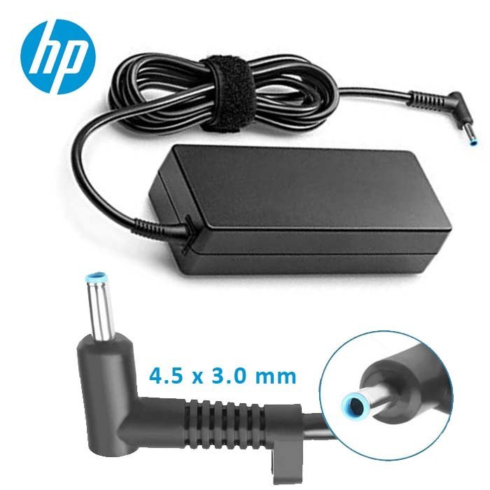 Original HP AC Adapter 19.5v 7.1 (Smart-Pin) + Hp Blue small pin ...