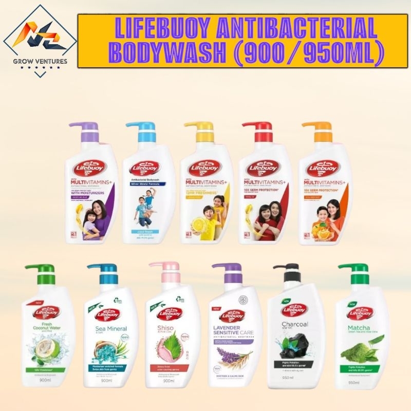 【900ml/950ml】Lifebuoy Body Wash Antibacterial | Shopee Malaysia