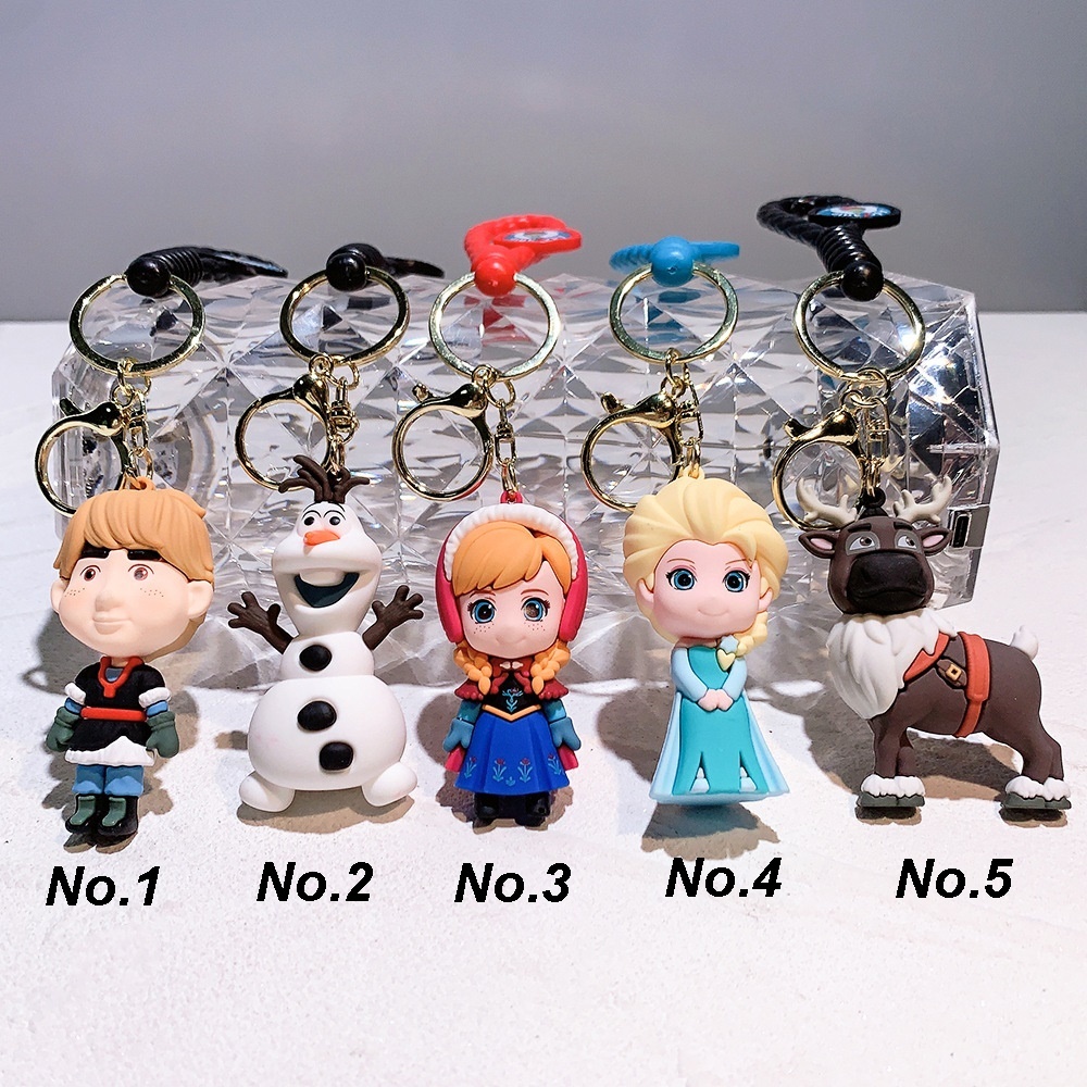 Frozen Elsa Anna Olaf Anime Cute Key Chain Cute Gift Key Ring Key ...