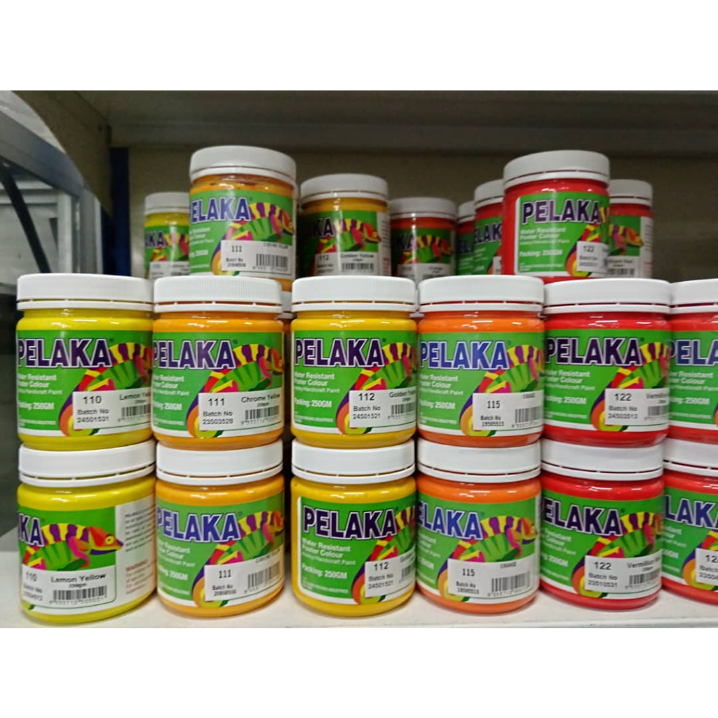 PELAKA MURAL COLOUR 250gm (24 COLOR CAN CHOOSE) | Shopee Malaysia